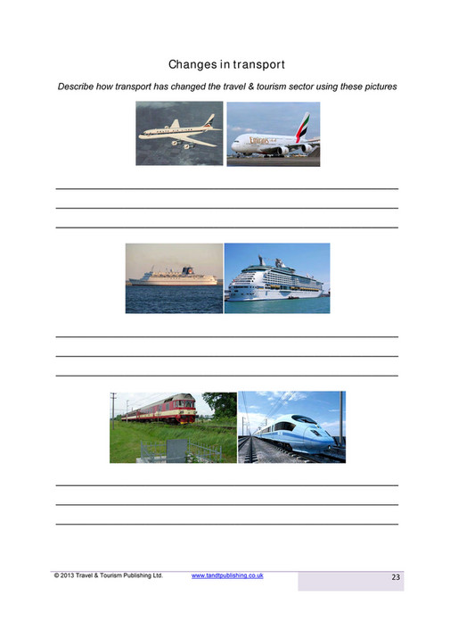 Travel & Tourism Publishing - Student Activities for Level 3 Travel ...