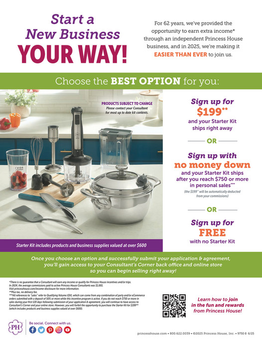 Princess House Catalog 2025 Volume 2 - Page 66