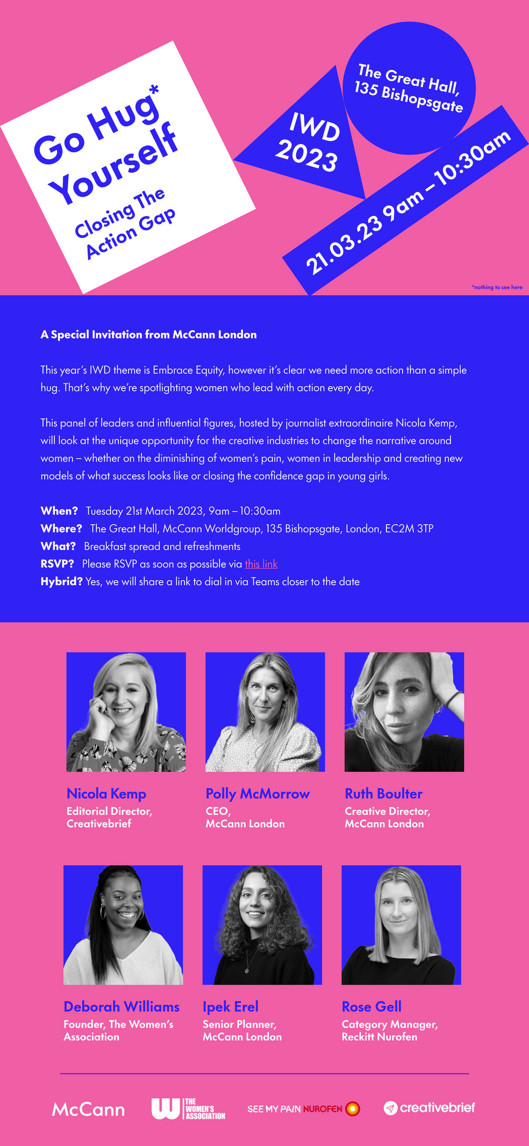 My publications - Go Hug Yourself IWD Invitation - Page 1