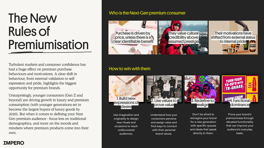 My publications - Impero_Rules of Premiumisation_One Pager - Page 1