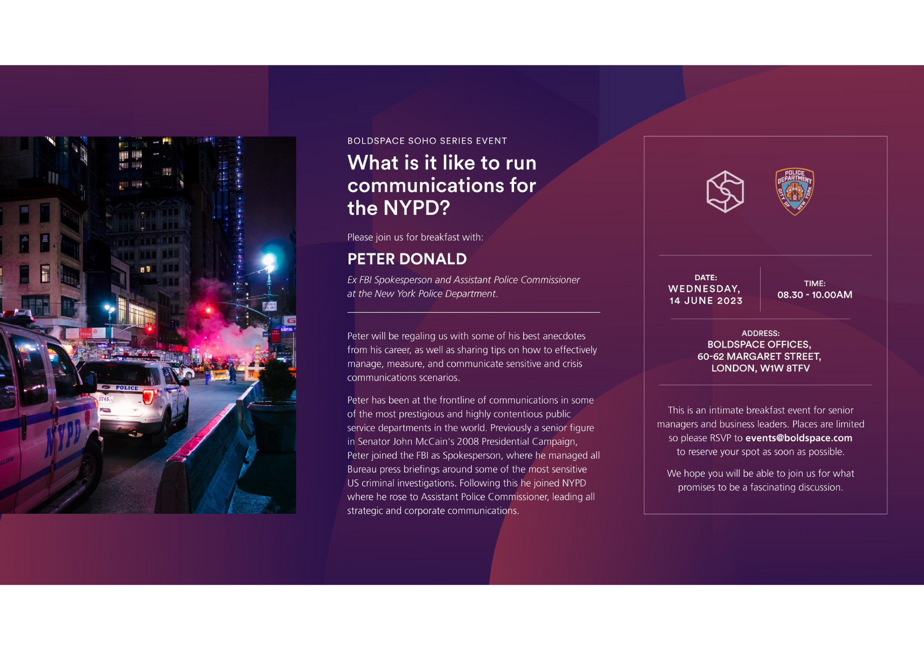 My publications - Peter Donald invite PDF - Page 1