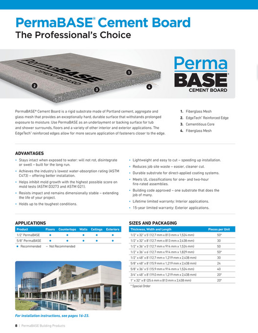 PermaBASE Construction Guide - Page 8-9