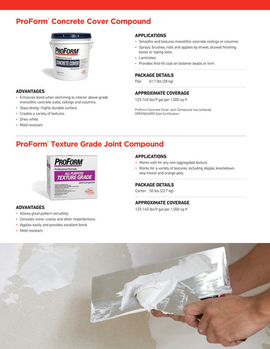 ProForm Finishing Products Construction Guide - Page 12-13