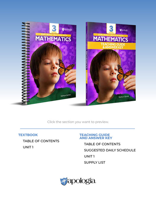 Apologia Educational Ministries - Exploring Creation with Mathematics ...