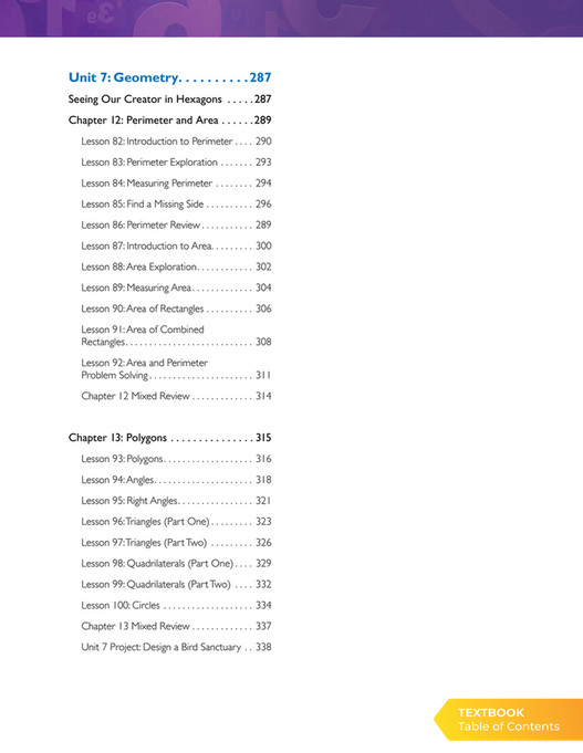 Apologia Educational Ministries - Exploring Creation with Mathematics, Level 3 | Sample - Page 6-7