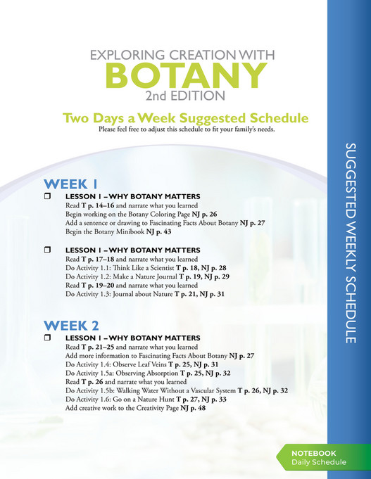 Apologia Educational Ministries - Exploring Creation with Botany ...