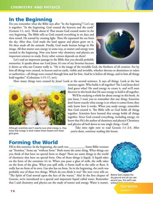 Apologia Educational Ministries - Exploring Creation with Chemistry and ...