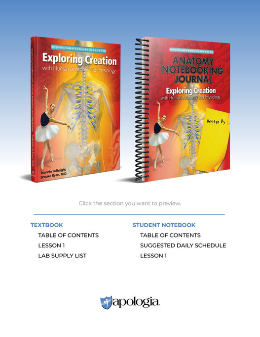 Apologia Educational Ministries - Exploring Creation with Anatomy and ...