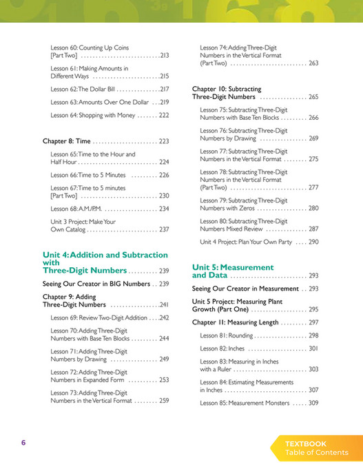 Apologia Educational Ministries - Exploring Creation with Mathematics, Level 2 | Sample - Page 5