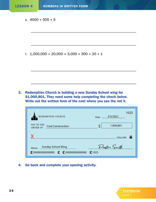 Apologia Educational Ministries - Exploring Creation with Mathematics, Level 4 | Sample - Page 23