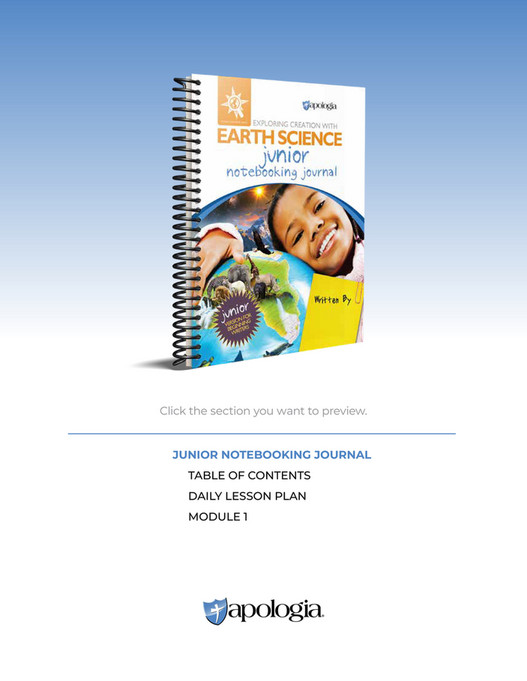 Apologia Educational Ministries - Exploring Creation with Earth Science ...