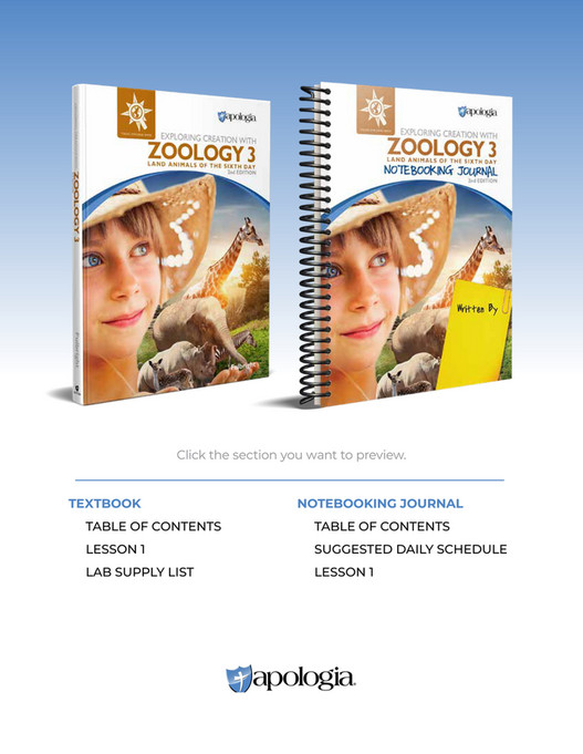 Apologia Educational Ministries - Exploring Creation with Zoology 3 ...