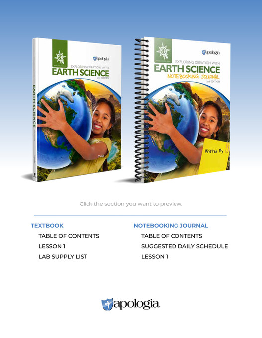 Apologia Educational Ministries - Exploring Creation with Earth Science ...