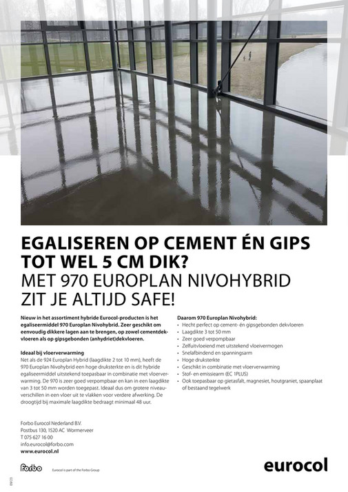 Eurocol - 970 Europlan Nivohybrid Leaflet - NL - Page 1