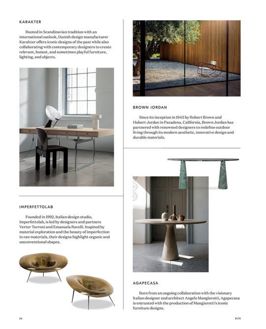 Elte Magazine Issue 01 – 100 Years of Design - Page 26-27