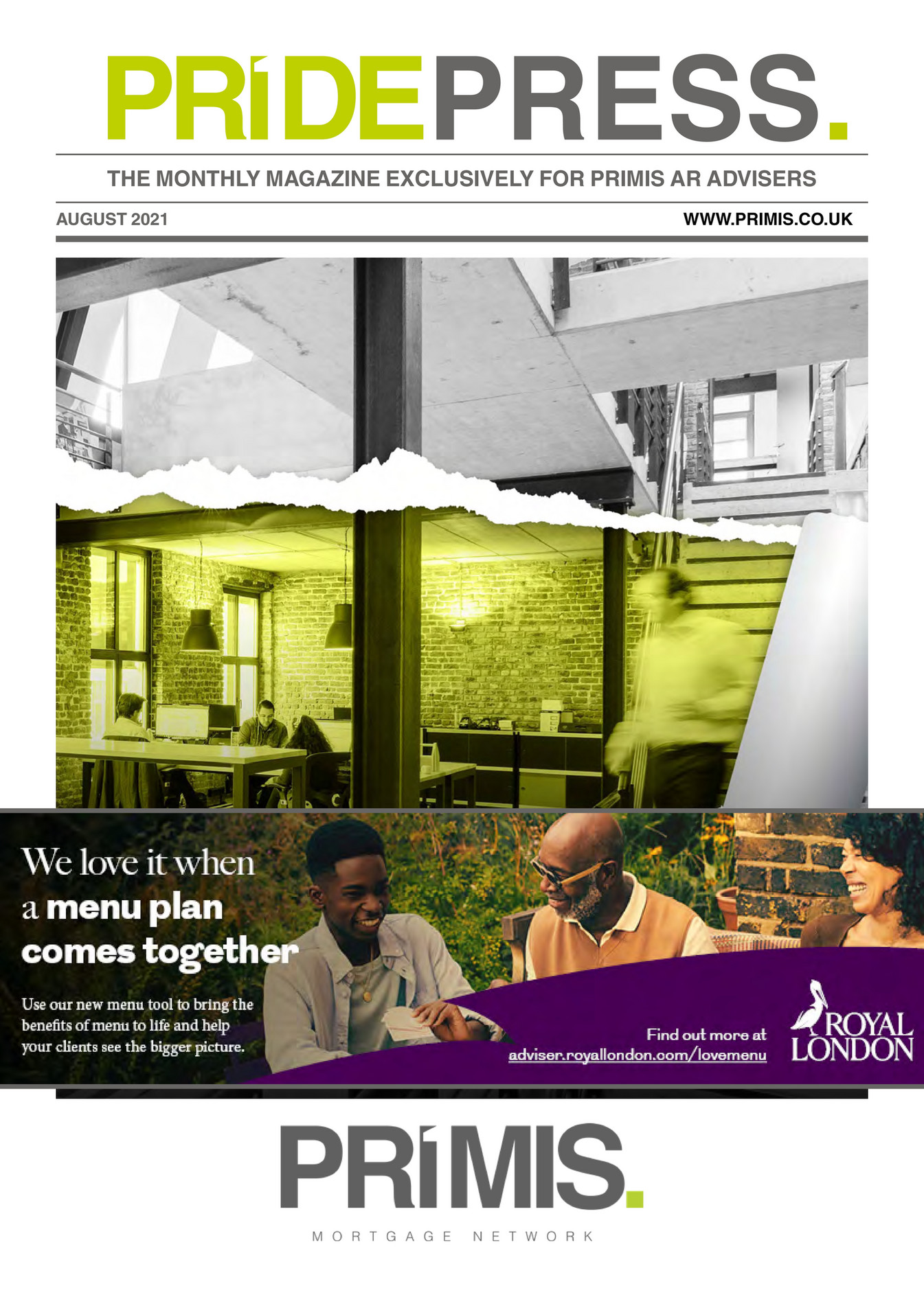 PRIMIS Mortgage Network - PRIDE Press August 2021 - Page 1