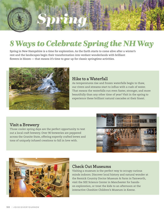 Visit NH - VisitorGuide_Final_Updated_FullDoc_2022_Pages - Page 58-59