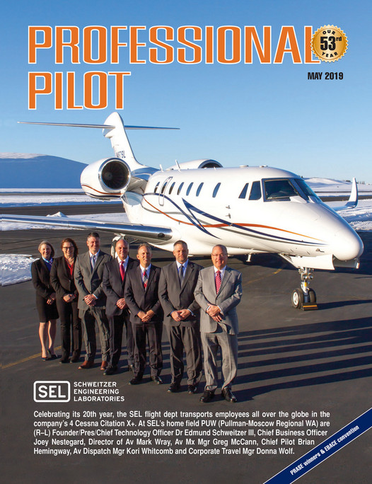 Professional Pilot Magazine May 2019 - Page 1
