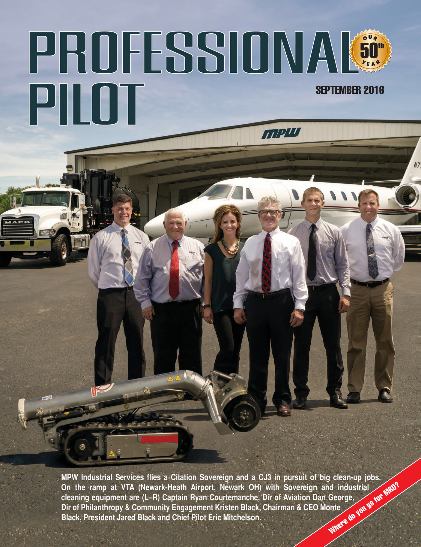 Professional Pilot Magazine September 2016 - Page 1
