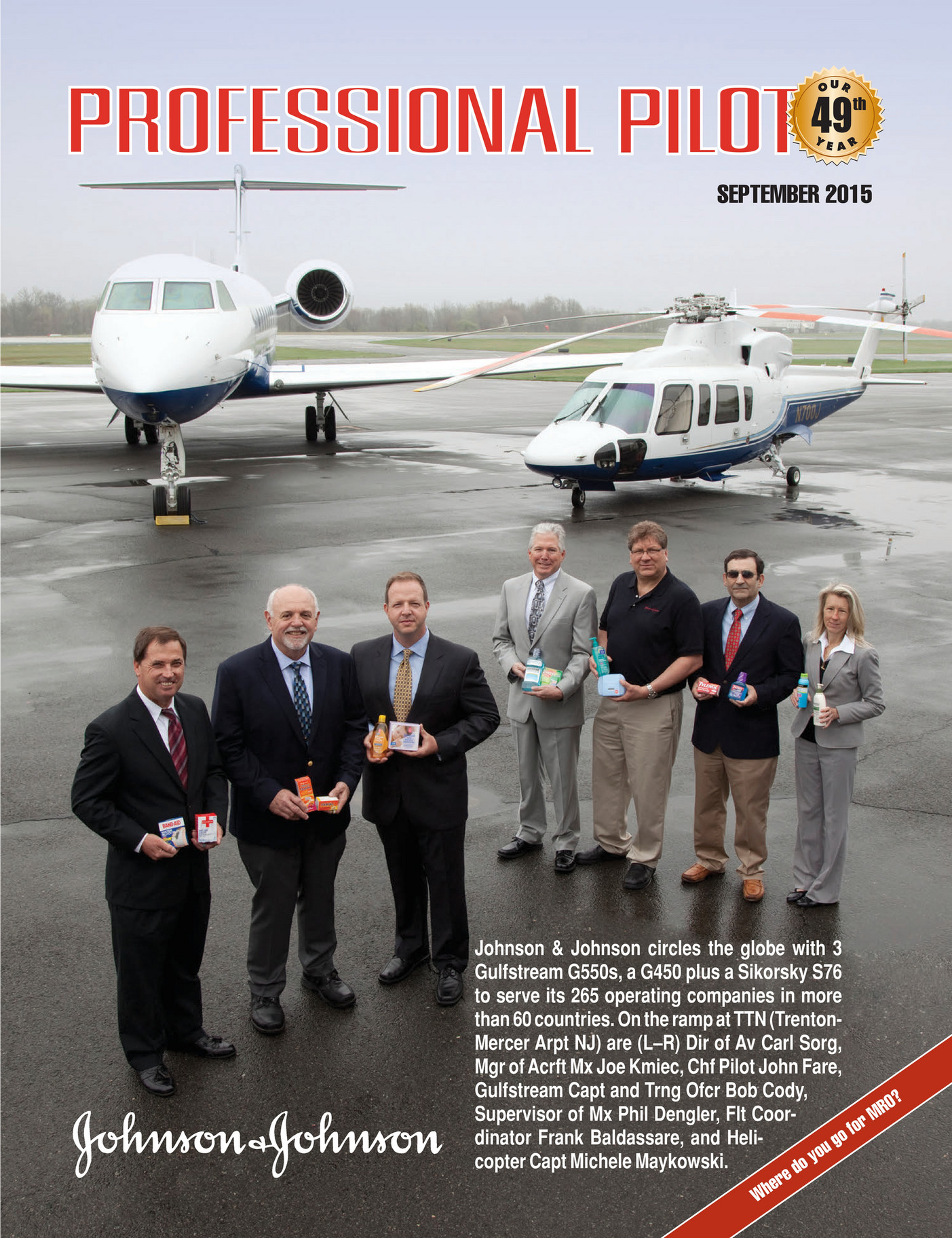 Professional Pilot Magazine September 2015 - Page 1