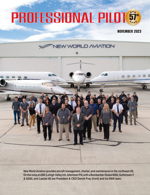Professional Pilot Magazine November 2023 - Page 1