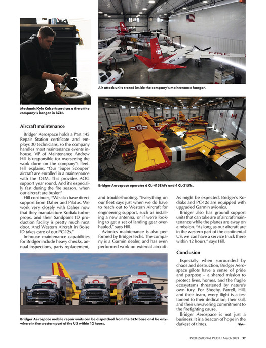 Professional Pilot Magazine March 2024 - Page 38-39