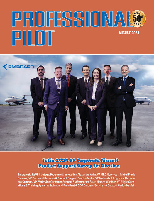 Professional Pilot Magazine August 2024 - Page 1
