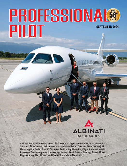 Professional Pilot Magazine September 2024 - Page 1