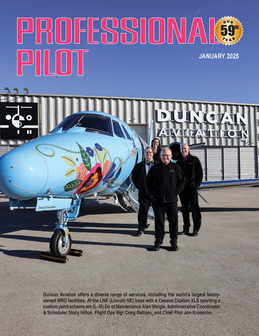 Professional Pilot Magazine January 2025 - Page 1
