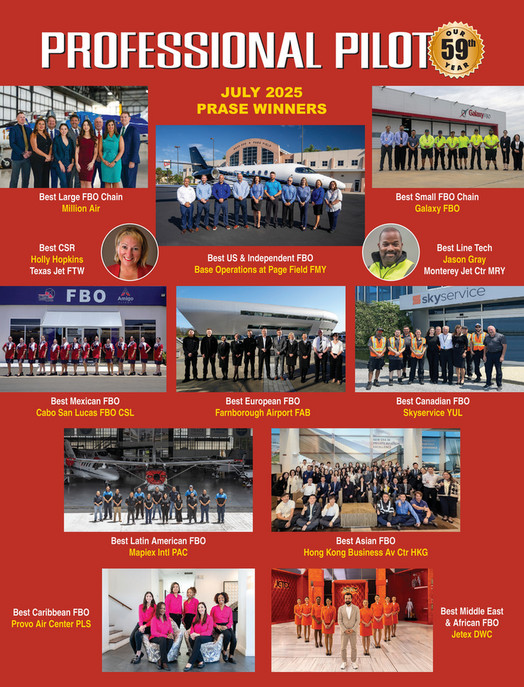 Professional Pilot Magazine July 2025 - Page 1