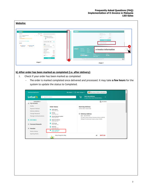 LOTUSS STORES (MALAYSIA) SDN BHD - E-Invoice Frequently Asked Questions (FAQ) - Page 2