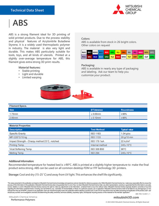 Mitsubishi Chemical America - USTDS_ABS - Page 1
