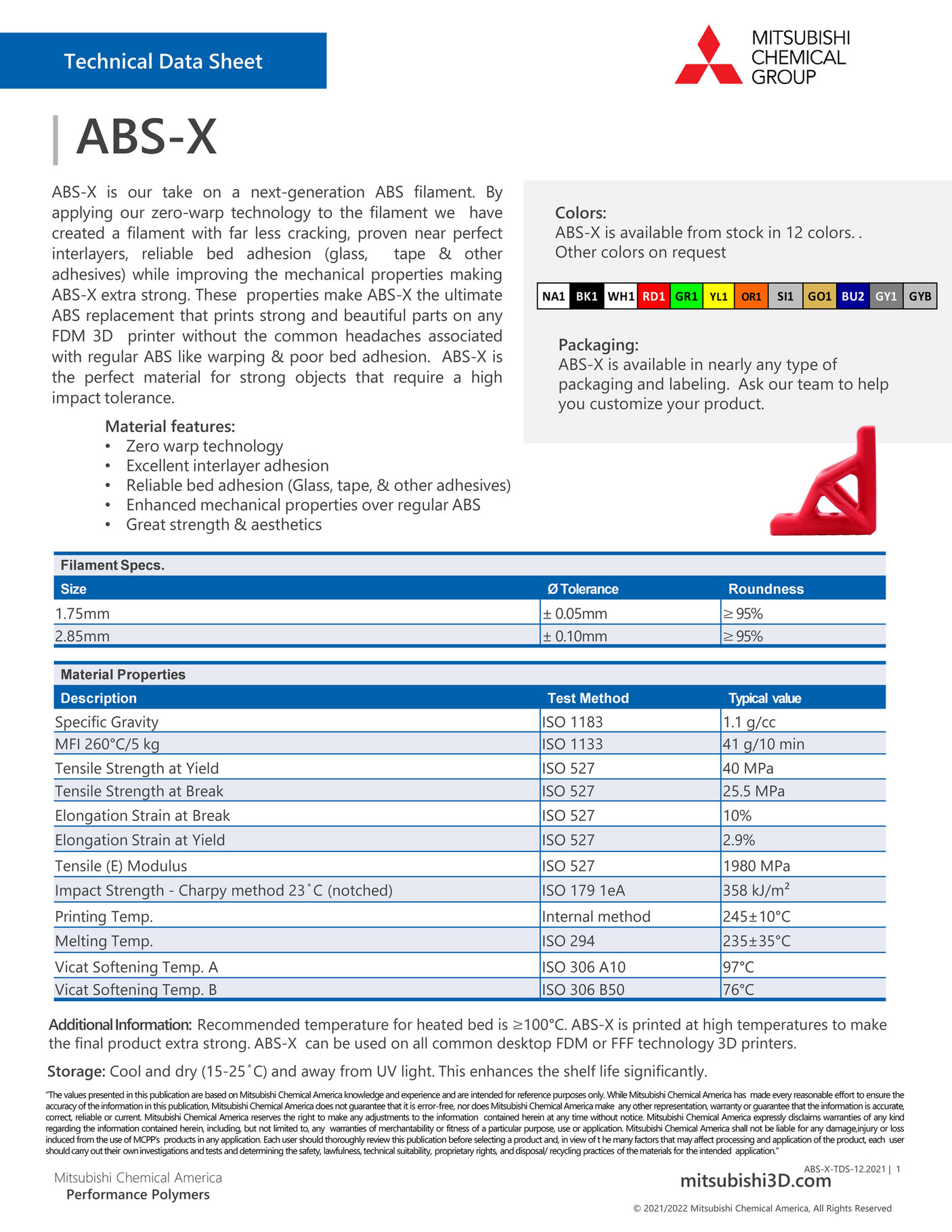 Mitsubishi Chemical America - USTDS_ABS-X - Page 1