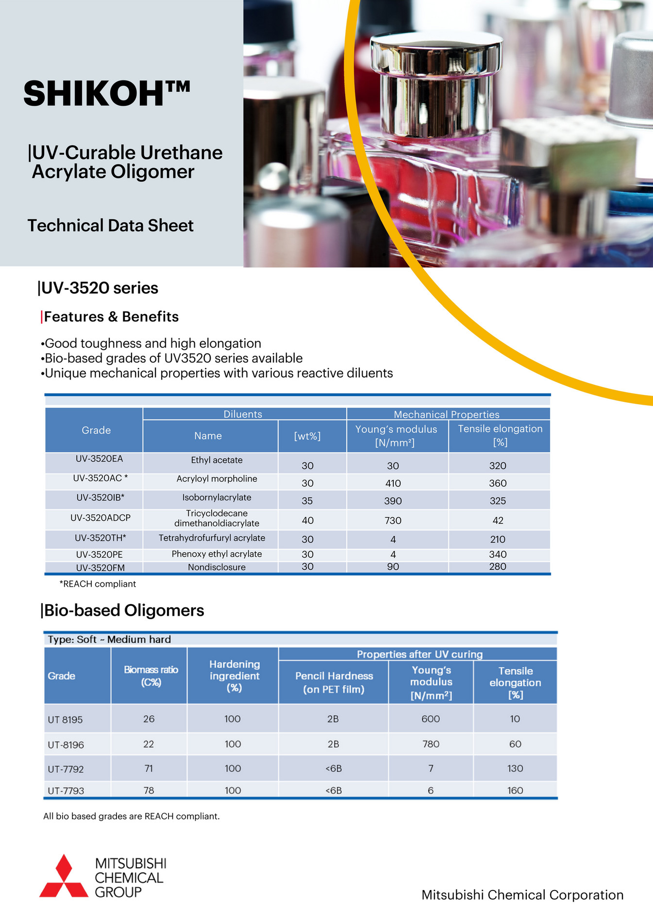 Mitsubishi Chemical America - MCC_SHIKOH_TDS - Page 1