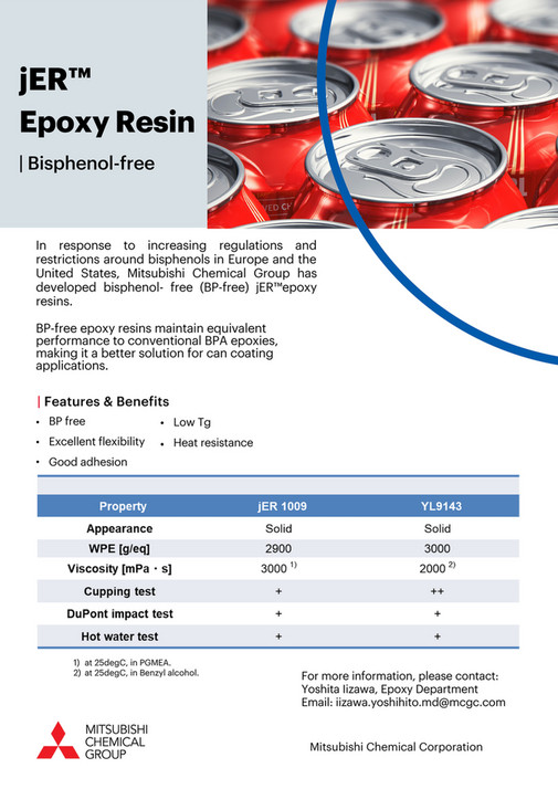 Mitsubishi Chemical America - MCC_jER Epoxy Resin_BP-free - Page 1