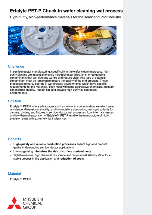 Mitsubishi Chemical America - B1_Ertalyte PET-P Chuck in semicon wet ...