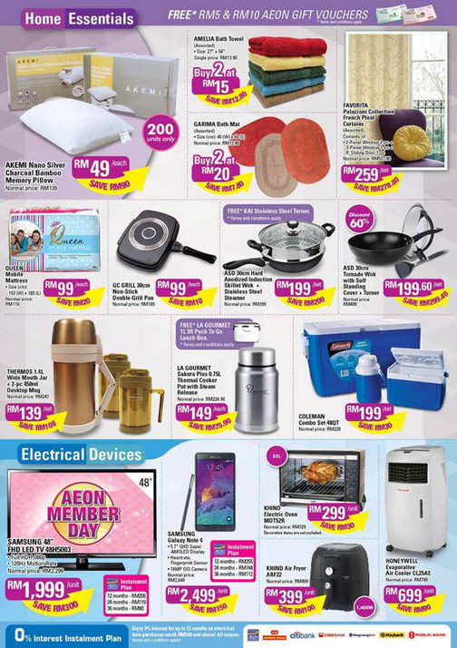 My publications - AEON MEMBER Day Promotion ( AEON Seremban 2) - Page 2-3 - Created with ...