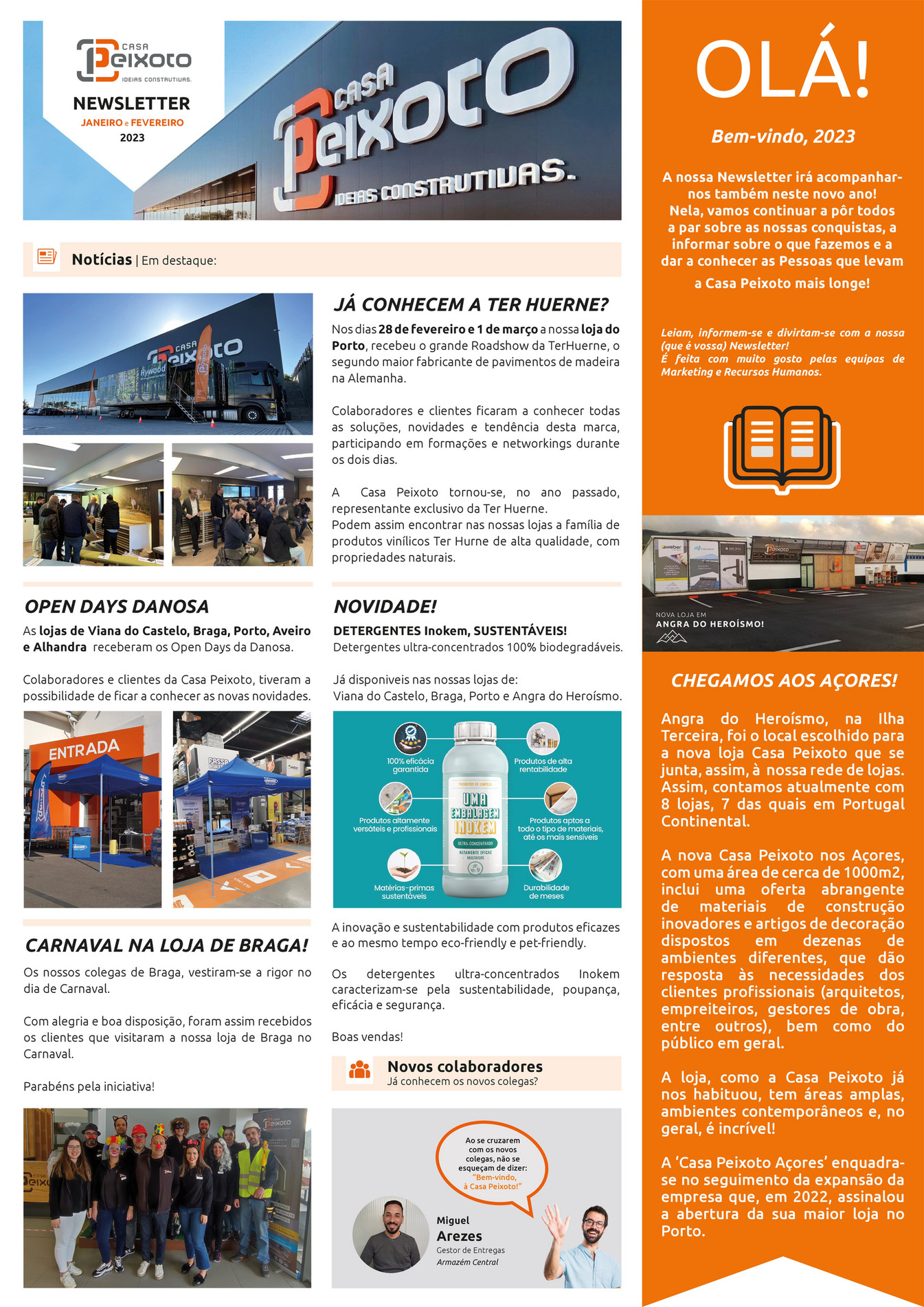 Casa Peixoto - Newsletter Interna - janeiro - fevereiro 2023 - Página 1