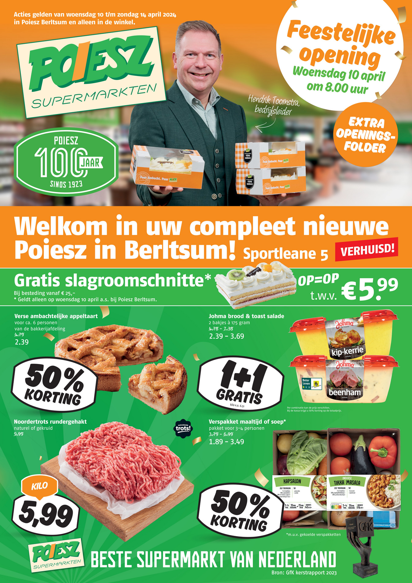 Okkinga Communicatie - Poiesz Openingsfolder Berltsum - Page 1