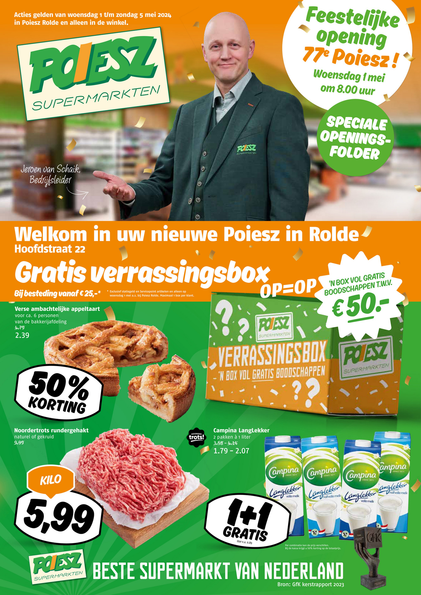 Okkinga Communicatie - Poiesz Openingsfolder Rolde - Page 1