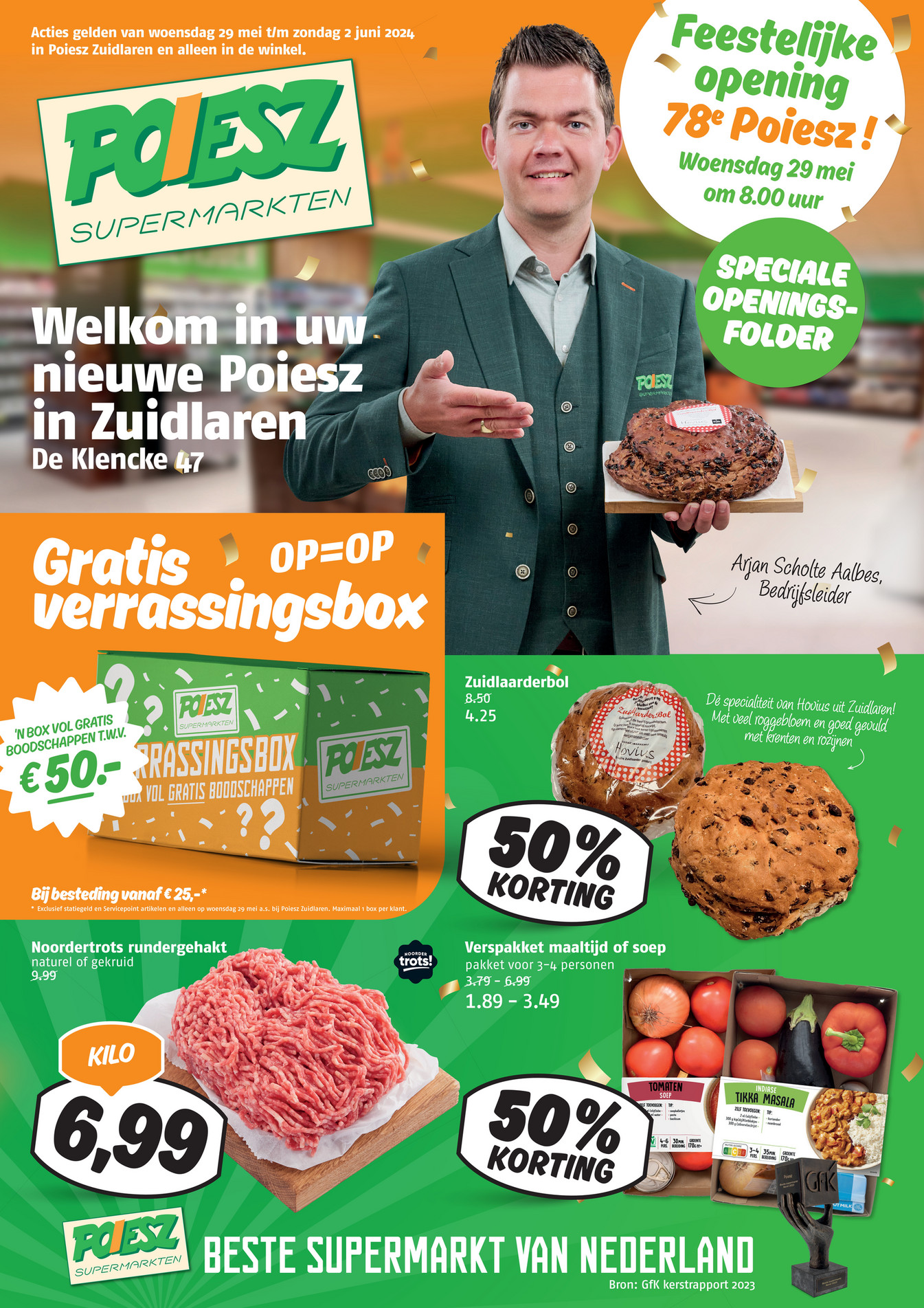 Okkinga Communicatie - Poiesz Openingsfolder Zuidlaren - Page 1