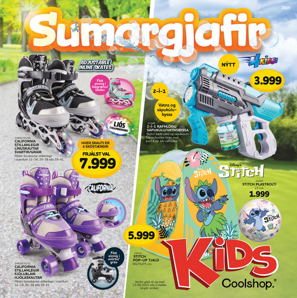 KiDS Coolshop Iceland - KiDS Coolshop sumarbæklingur 2025 - Page 1