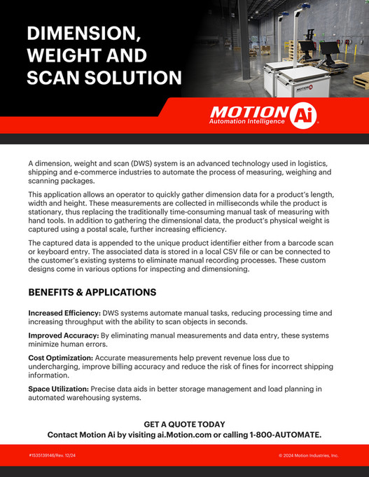 Motion Ai - DWS Solution - Page 1