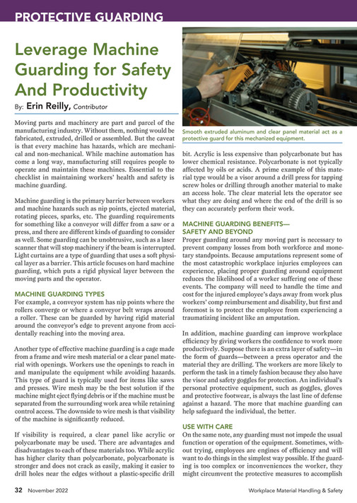 Motion Ai - Leverage Machine Guarding for Safety and Productivity - Page 1