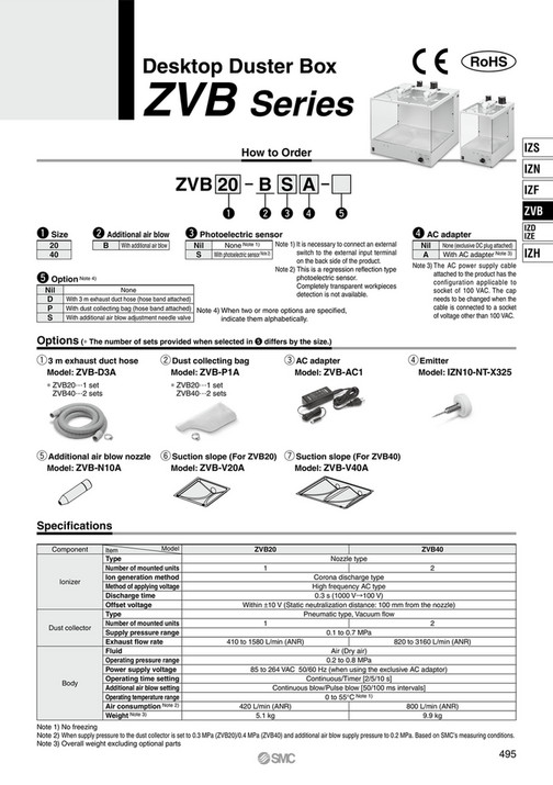 Motion Ai - SMC Desktop Duster Box Static Eliminator ZVB - Page 2-3