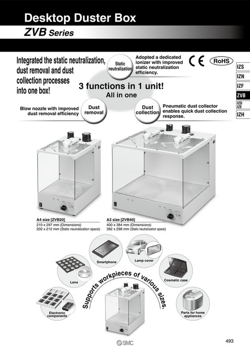 Motion Ai - SMC Desktop Duster Box Static Eliminator ZVB - Page 1