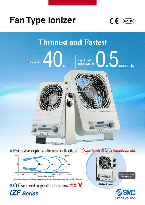 Motion Ai - SMC Fan Type Ionizers for Static Reduction IZF - Page 1