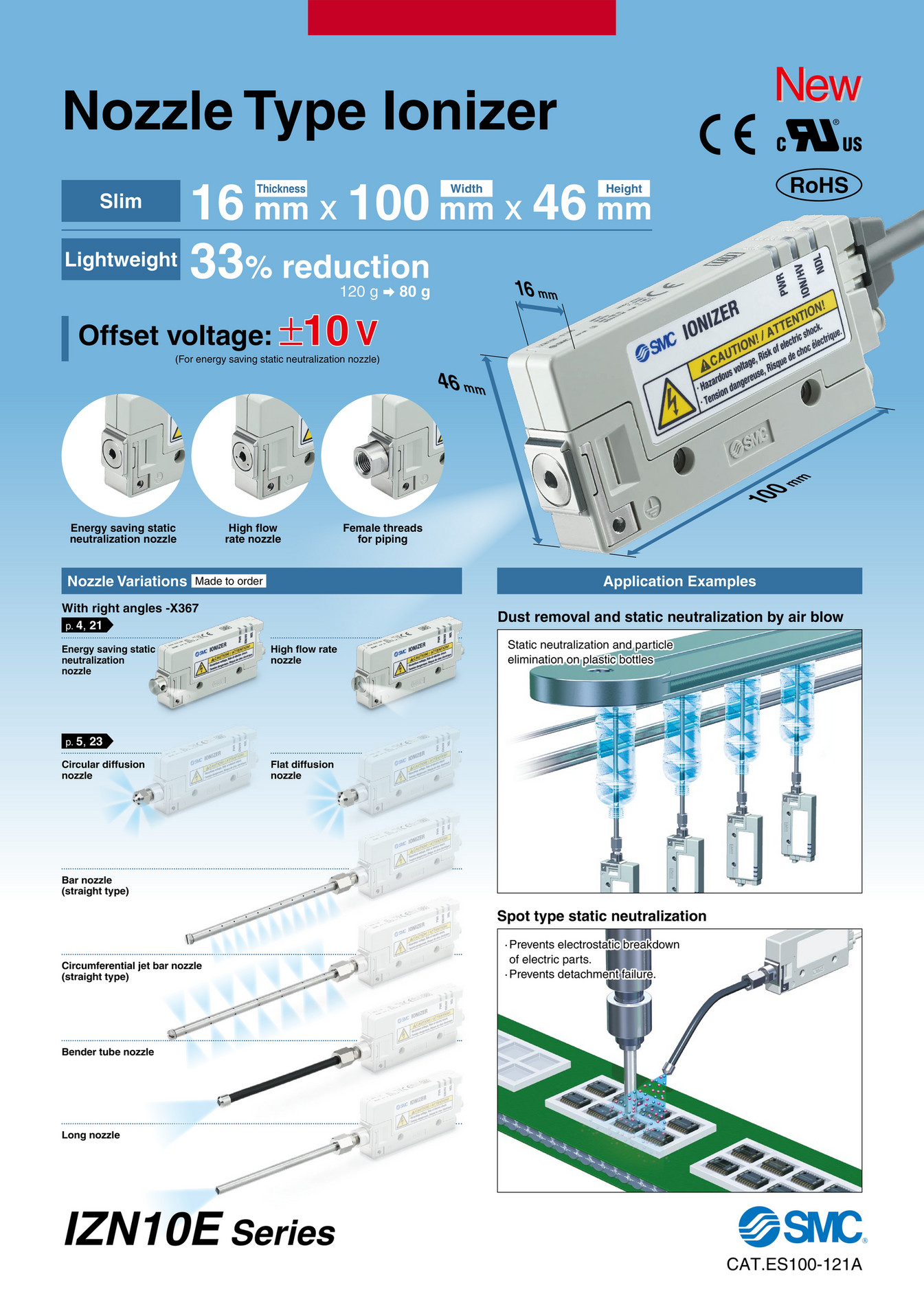 Motion Ai - SMC Nozzle Type Ionizer Static Reduction IZN10E - Page 2-3 Motion Ai - SMC Nozzle Type Ionizer Static Reduction IZN10E - Page 2-3
