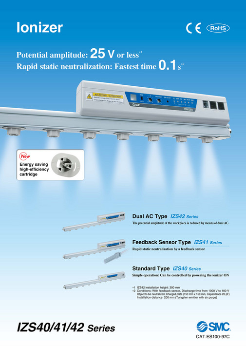Motion Ai - SMC Static Control Ionizers IZS40_41 - Page 1