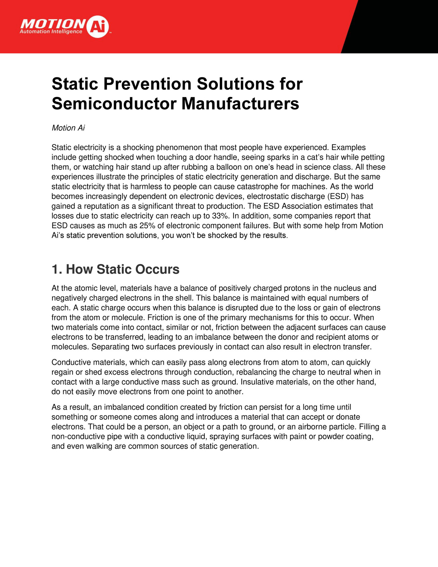 Motion Ai - Static Prevention Solutions for Semiconductor Manufacturers ...